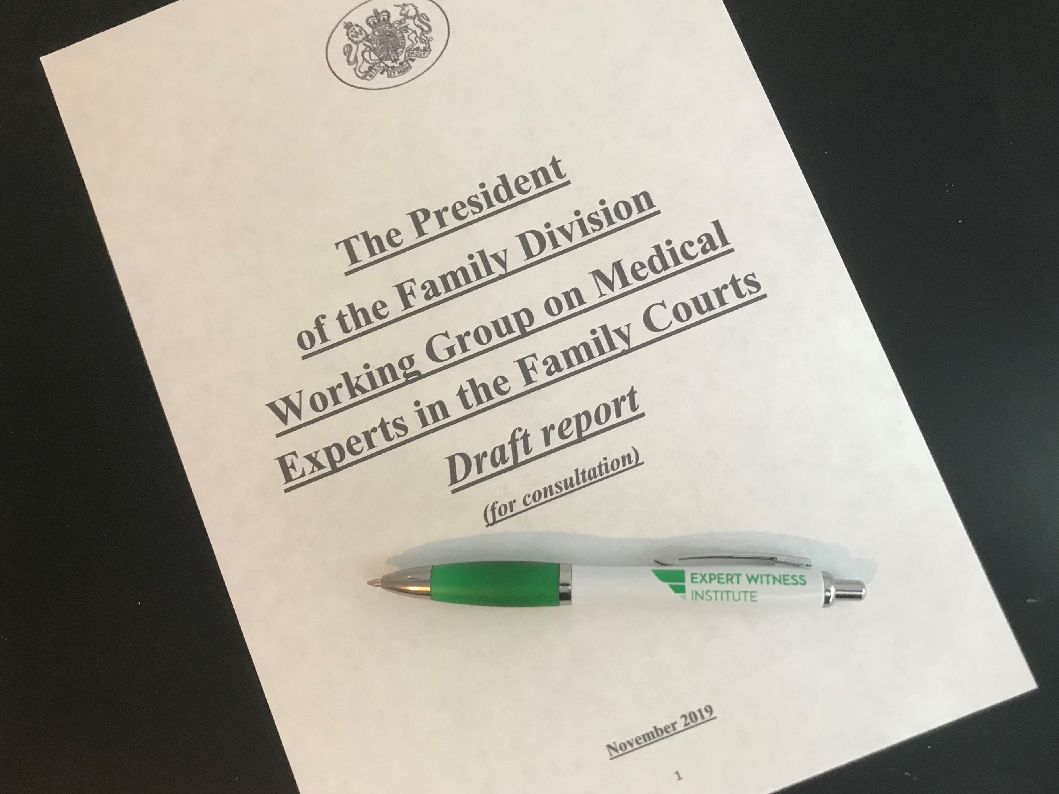 Expert Witness Institute - Family Courts Consultation...